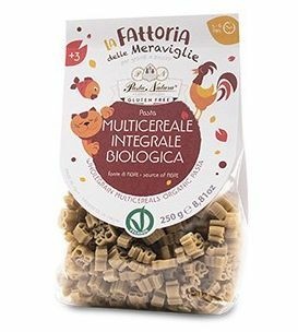 Paste integrale pentru copii multicereale eco, fara gluten, 250g, Pasta ...