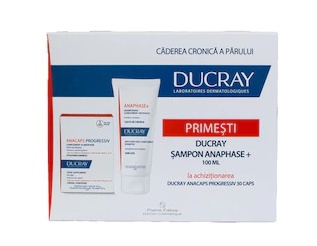 Ducray Pachet Anacaps Progressive x 30 capsule + Anaphase sampon x 100 ml
