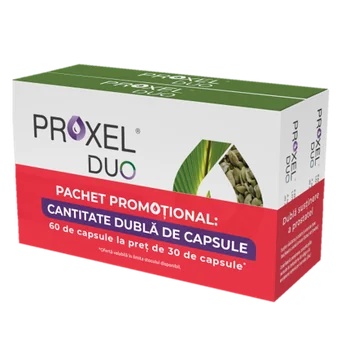 Proxel Duo, 30 capsule, 2 bucati, Naturpharma