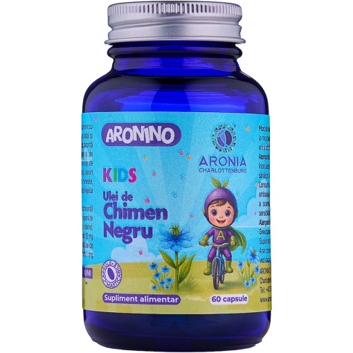 AroninoKids Ulei Chimen Negru, 60cpr. mast., Aronia Charlottenburg