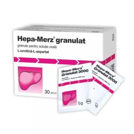 Hepa-Merz 3g granule solutie orala, 30 plicuri, Merz