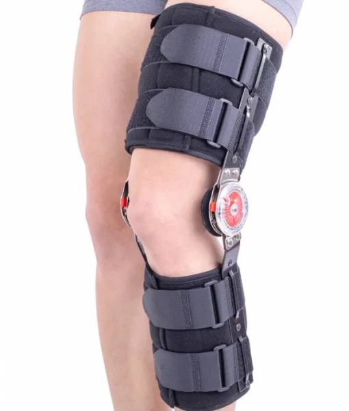 Orteza de genunchi mobila cu articulatii reglabile GENU REHA COOL ROM ...