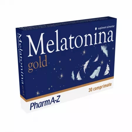 Melatonina Gold 3mg , 30 comprimate, PharmA-Z