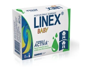 Linex Baby – picături orale 8 ml, Sandoz