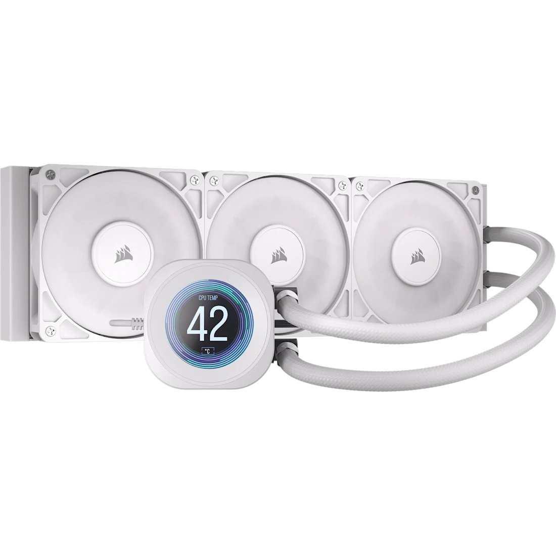NAUTILUS 360 RS LCD, AIO 360mm, 2.1" IPS, PWM Zero RPM, Intel/ AMD, Alb