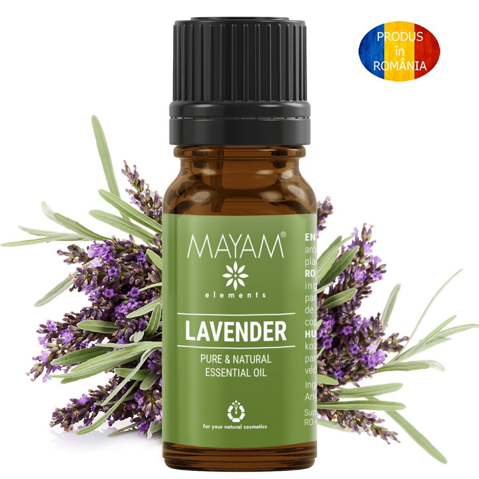 Ulei esential de Lavanda (10 ml), ulei pur, natural, produs in Romania ...