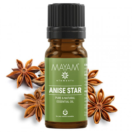 Ulei esential de Anason stelat (10 ml), 100% pur si natural, pentru ...