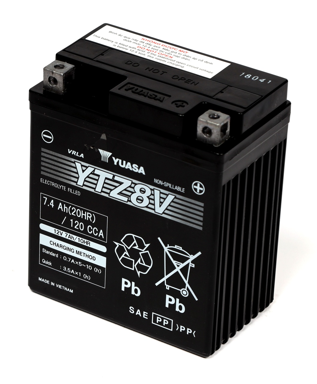 Akumulator YTZ8V 7Ah 120A Yuasa YTZ high performance maintenance free AGM