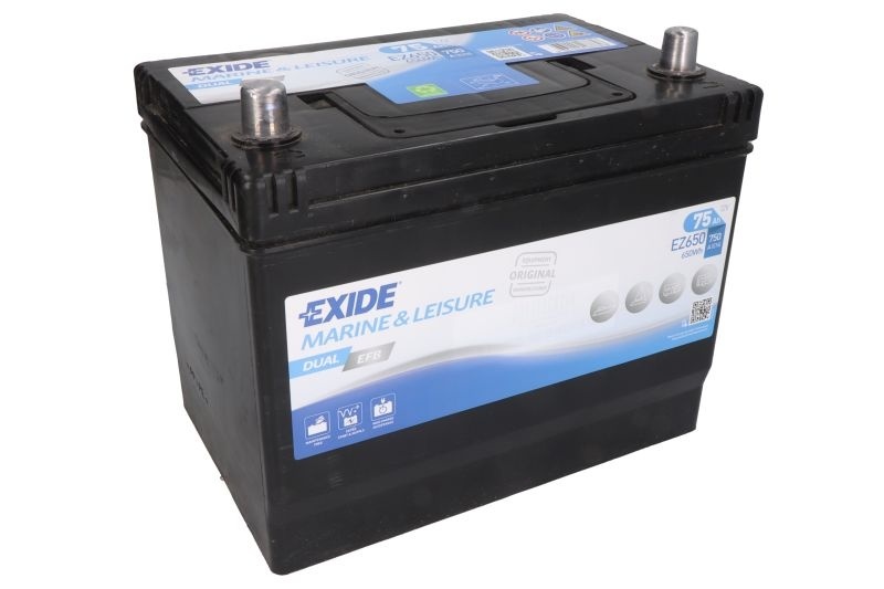 Akumulator 75Ah 750A EZ650 Exide Dual EFB