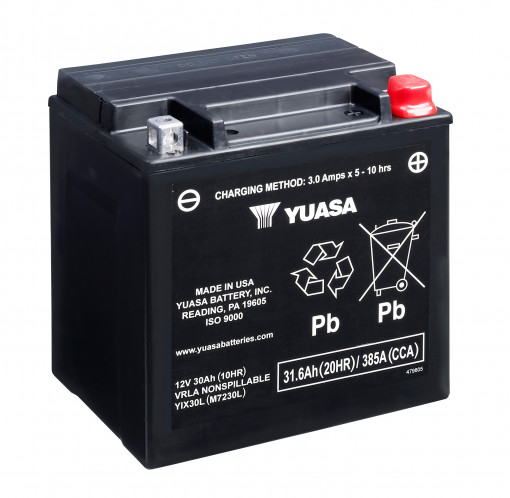 Akumulator YIX30L 30Ah 400A Yuasa YIX high performance maintenance free AGM