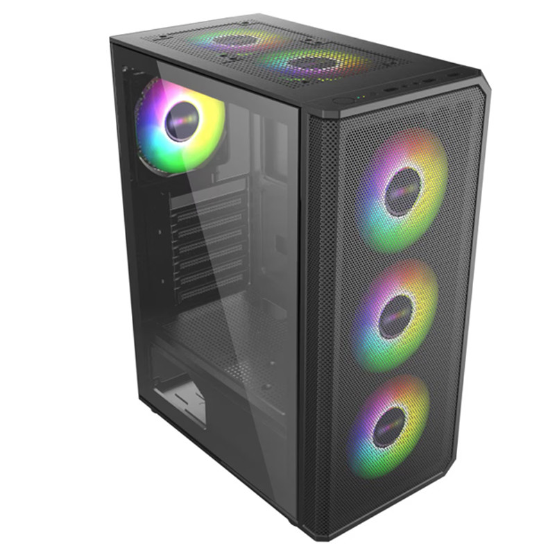 Carcasa Pro Gaming Ghost, Controller ARGB cu telecomanda