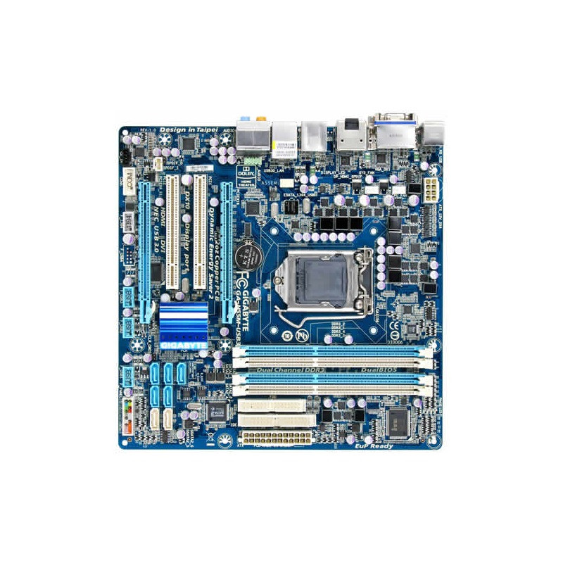 Placa de baza GIGABYTE GA-H55M-USB3, LGA1156, Intel H55, 4x DDR3, 7x SATA II, USB 3.0, HDMI, DVI ...