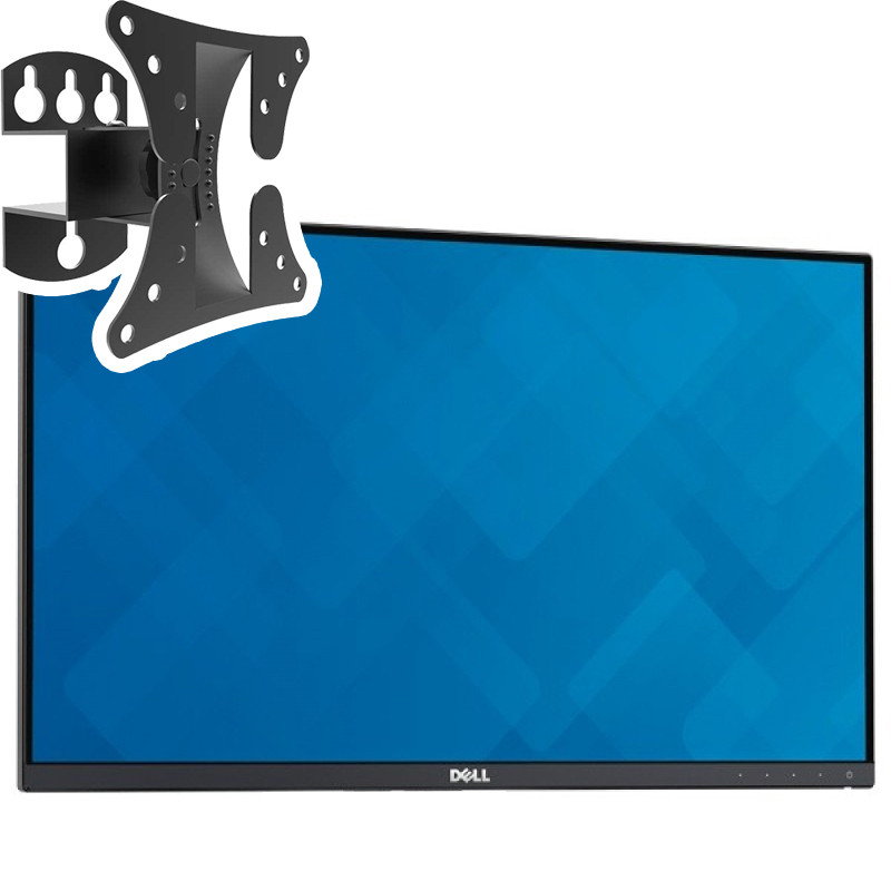 Monitor LED IPS Dell 23.8" U2414H, Full HD, fara picior, 1920x1080, 8ms ...