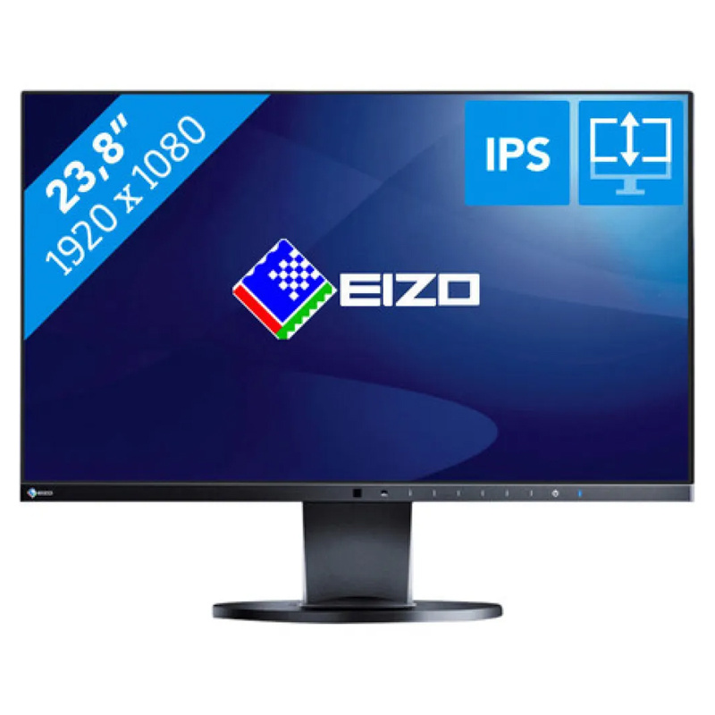 Monitor LED IPS Eizo EV2450 23.8", Grad A, 1920x1080, 5ms, DVI, VGA ...