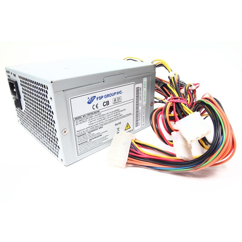 Sursa FSP 350W FSP350-60HHN, 2x SATA, 4x Molex, 1x PCI-EX 6pin, Vent 120mm