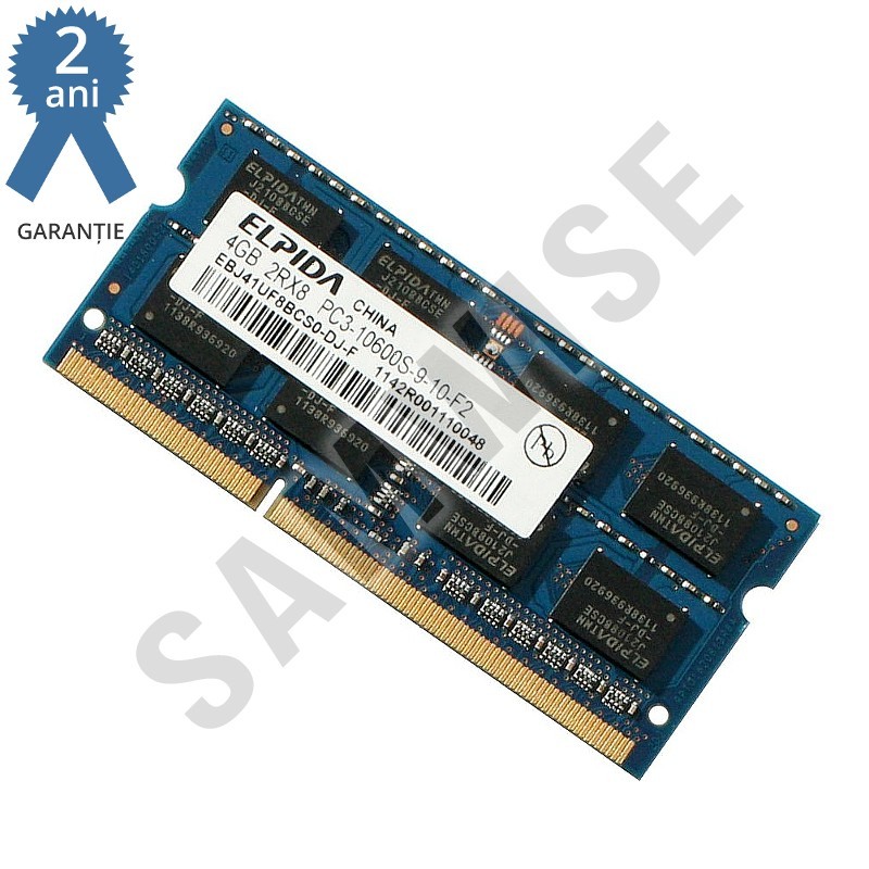 Memorie 4GB Laptop, Notebook, Elpida DDR3 1333MHz SODIMM