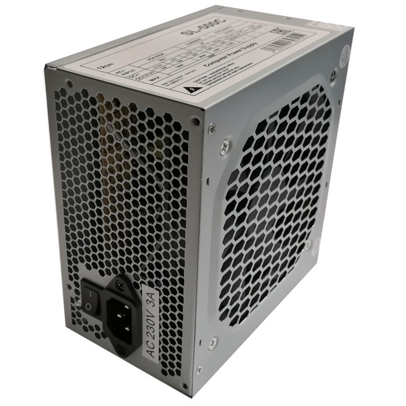 Sursa Inter-Tech SL-500C, 500 W, 120 mm, ATX, 2x SATA, 2x Molex