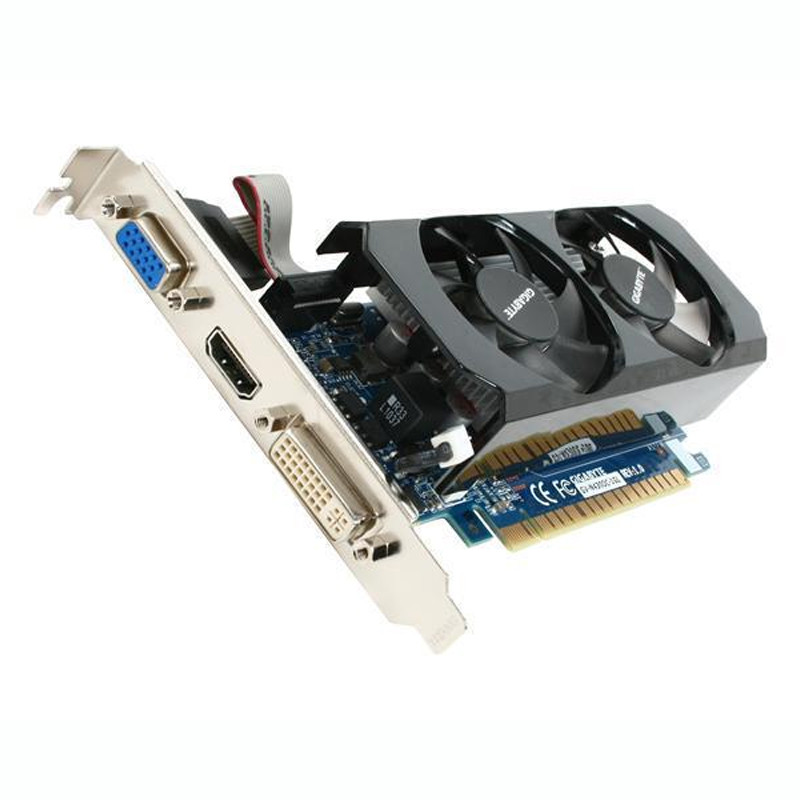 Placa video GIGABYTE GeForce GT430 OC 1GB DDR3 128-bit - braket low profile inclus