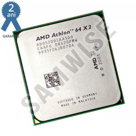 Procesor AMD Athlon X2 5200+ 2.7GHz, Socket AM2, 1MB Cache, 64-Bit