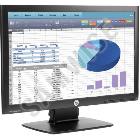 Monitor LED HP ProDisplay P202, 20 inch, 1600x900, DisplayPort, VGA ...