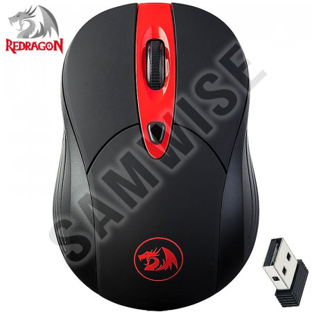 Mouse Redragon M613, Wireless, Negru, Senzor Avago, 2000 dpi, USB ...