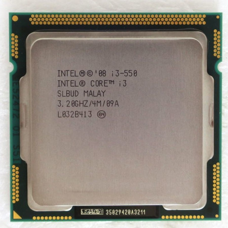 Procesor Intel Core i3 550 3.2 GHz, LGA1156, Cache 4MB, HD Graphics
