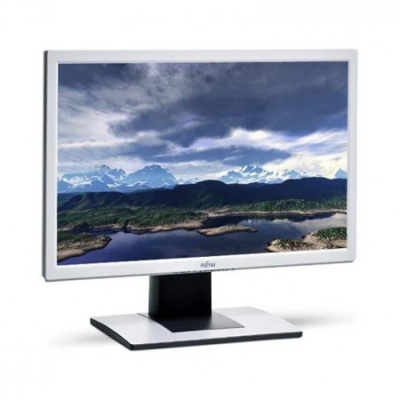 Monitor 24" LED Fujitsu B24W-5 Alb, Grad A, 1920x1200, 5ms, Cabluri Incluse
