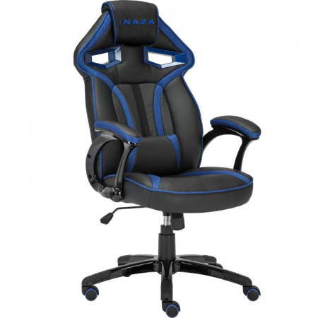 Scaun Gaming Inaza Cobra negru-albastru, Open Box