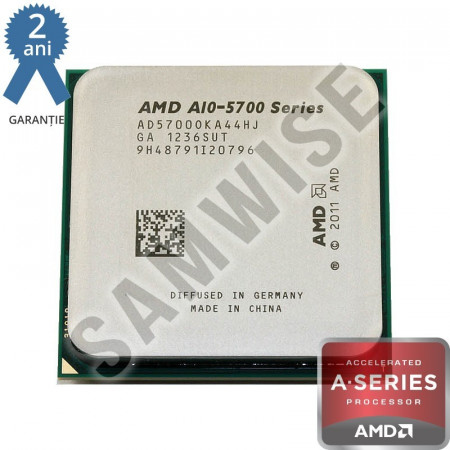 Procesor AMD Trinity, Vision A10-5700 3.4GHz (Turbo 4GHz), Quad Core ...