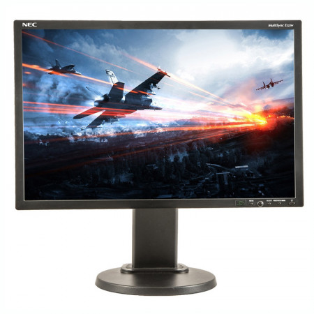 Monitor LCD 22" NEC MultiSync E222W, 1680x1050, 5ms, VGA, DVI, Cabluri ...