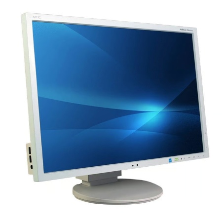 Monitor LED 24" NEC EA243WM Alb, Grad A, 1920x1200, 5 ms, VGA, HDMI ...