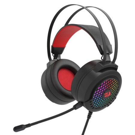 Casti gaming Redragon Carmen negre iluminare RGB