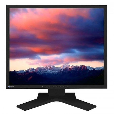 Monitor LCD 19" Eizo FlexScan S1901, Grad A, 1280x1024, 7ms, DVI, VGA, Boxe integrate, Cabluri ...