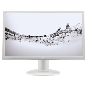 Monitor LED AOC 24" e2460Pq Alb, Grad A, 1920x1080, 2ms, VGA, DVI ...