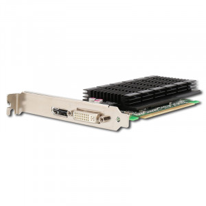 Placa video Fujitsu GeForce GT 605 Silent, 1GB DDR3 64-bit, DVI ...