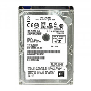Hard disk Laptop 640GB Hitachi HTS727564A9E364, SATA II, Buffer 16MB ...