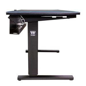 Birou gaming reglabil electric pe inaltime Thermaltake ToughDesk 350 negru
