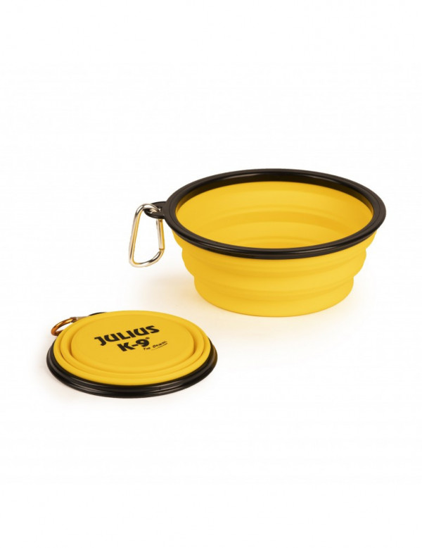 Castron pliabil silicon Julius K9- 1L - Negru
