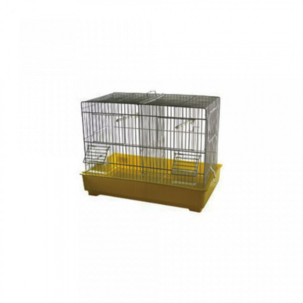 Colivie dubla medie pentru pasari, papagali - 42x26x33cm